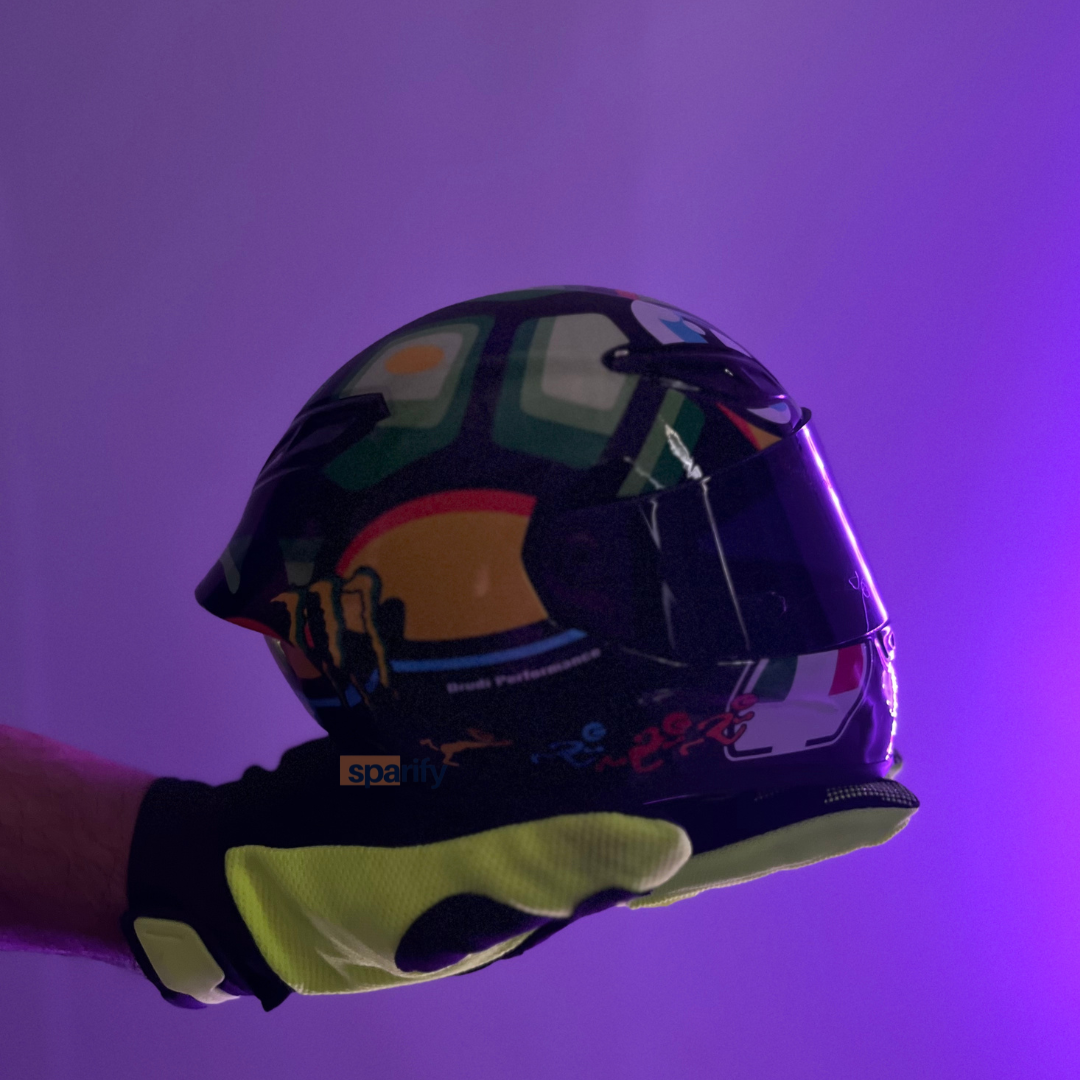 AGV YAMAHA EDITION Scale model miniature helmet - BLACK