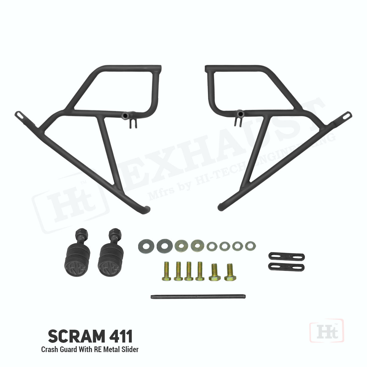 scram 411 Crash Guard with RE Metal Slider – suits all scram 411 varia ...