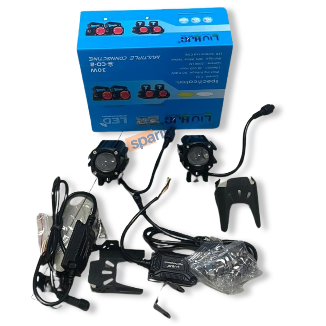 LIU HJG ORIGINAL 60W (30*2) future 1 led mini drive light RED DEVIL EY ...