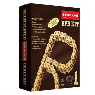 HUSQVARNA SVARTPILEN 250CC BRASS CHAIN SPROCKET KIT BY ROLON